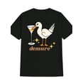 Demure Goose Cocktail Graphic Tee Funny Party Shirt - Walmart.com