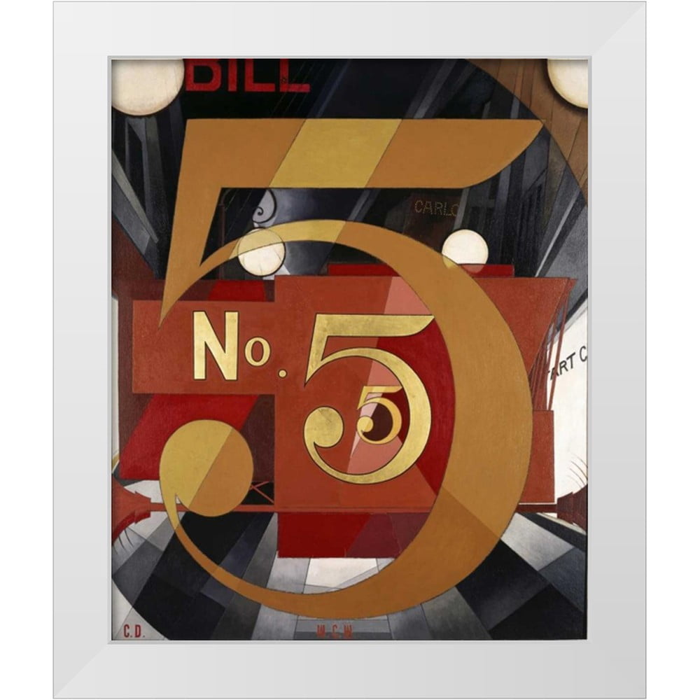 Demuth, Charles 26x31 White Modern Wood Framed Museum Art Print Titled ...