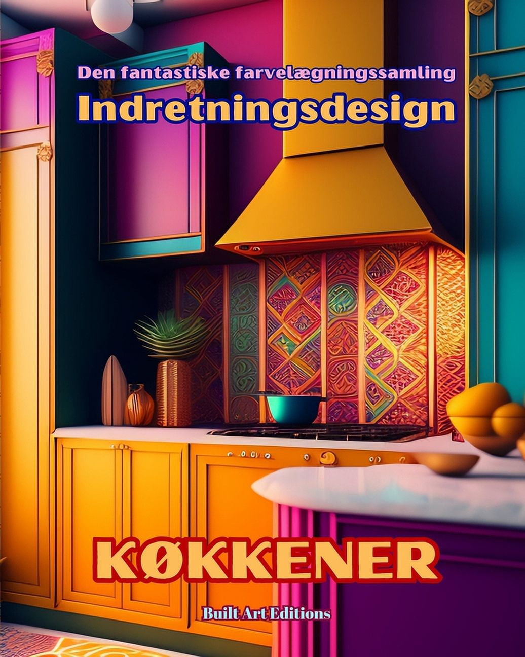 Den fantastiske farvelægningssamling - Indretningsdesign: Køkkener: Malebog for elskere af ...