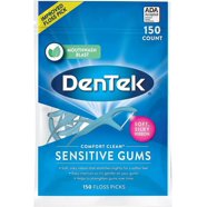 DenTek Complete Clean Fresh Mint Flavored Angled Floss Picks, 75 Count ...