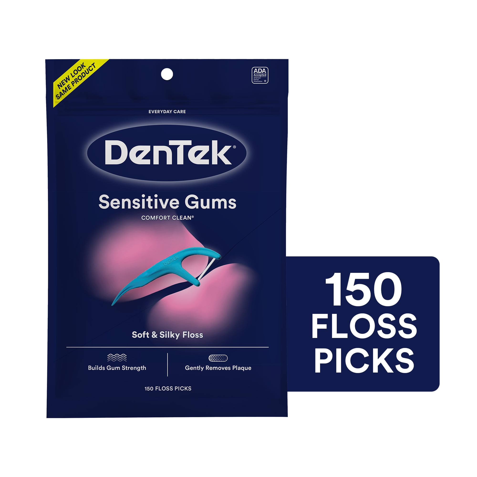 DenTek Dental Comfort Clean Sensitive Teeth & Gums Floss Picks ...