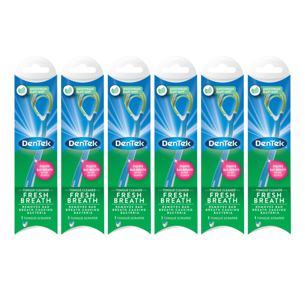 DenTek Comfort Clean Tongue Cleaner, Fresh Mint, 1 CT (Pack - 6 ...