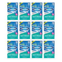 DenTek Floss Picks, Easy Reach, No Break & No Shred, 75 Count - Walmart.com