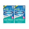 DenTek Complete Clean, Fresh Mint, Easy Reach Angled Floss Picks, No Break & No Shred Floss, 75 ...