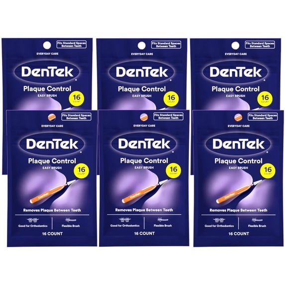 DenTek, Dental Cleaners, 16 count, Standard fit interdental brush ...