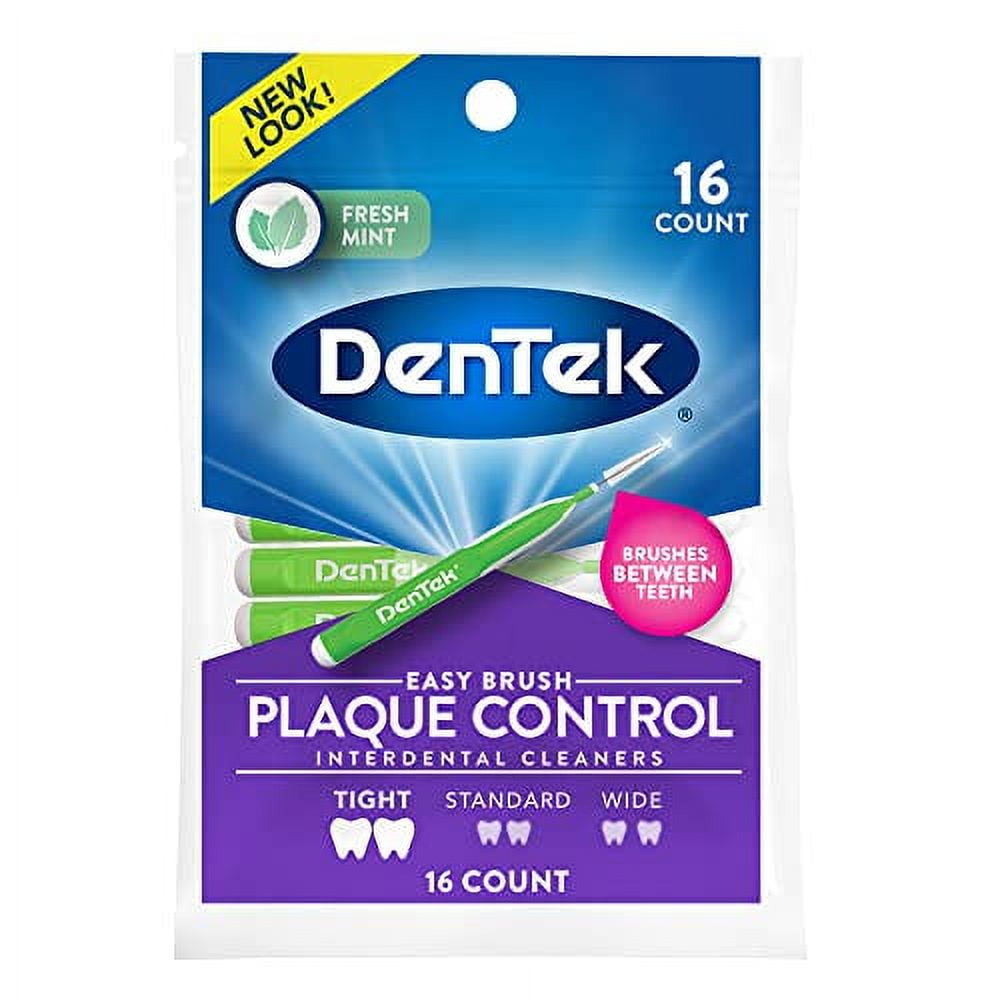 DenTek Easy Brush Interdental Cleaners | Brushes Between Teeth | Tight ...