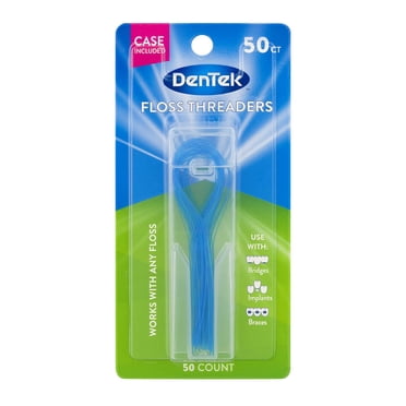 GUM Eez-Thru Dental Floss Threaders, Ideal for Braces, Bridges ...