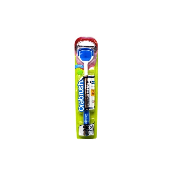 DenTek Orabrush Tongue Cleaner and Tongue Scraper - Walmart.com