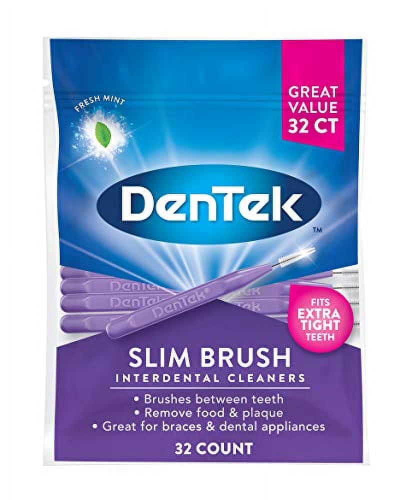 DenTek Slim Brush Interdental | Brushes Between Teeth | Extra Tight ...