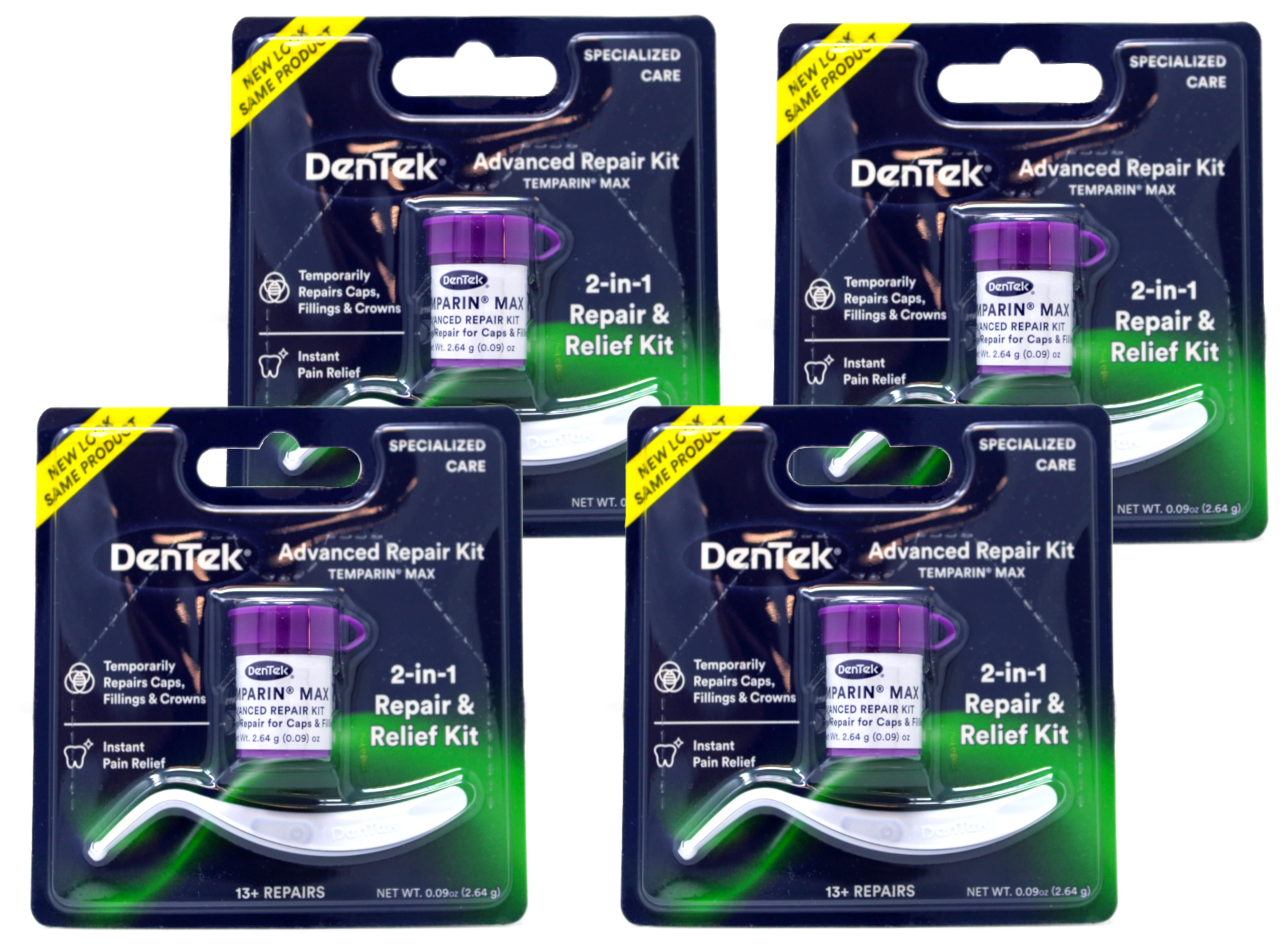 DenTek Temparin Max Advanced Dental Repair Kit, Loose Cap Set, 13 ...