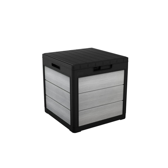 Denali 30 Gallon Resin Outdoor Storage Box and Patio Furniture Side ...