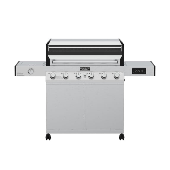 Monument Grills Denali Series 6-Burner Dual Fuel Gas Grill, 895 sq in ...