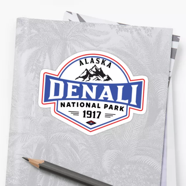 Denali National Park Alaska Decal Sticker Hiking Sticker Phone Decal ...
