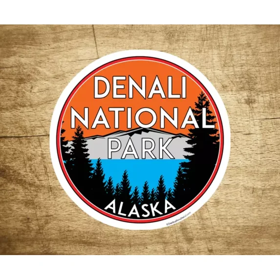 Denali National Park Alaska Decal Sticker Hiking Sticker Phone Decal ...