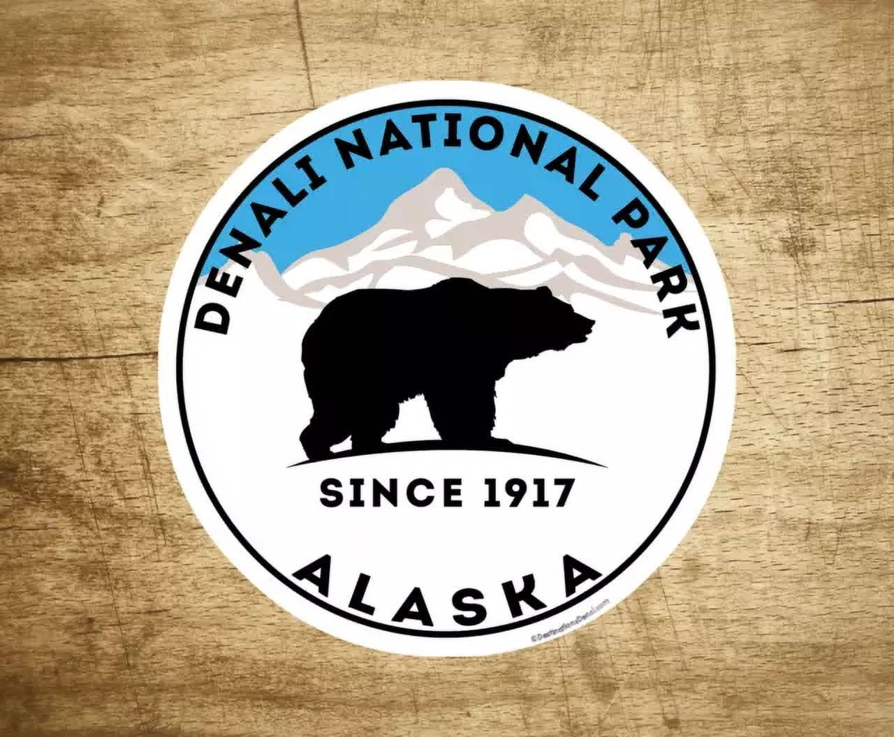 Denali National Park Alaska Decal Sticker Hiking Sticker Phone Decal ...