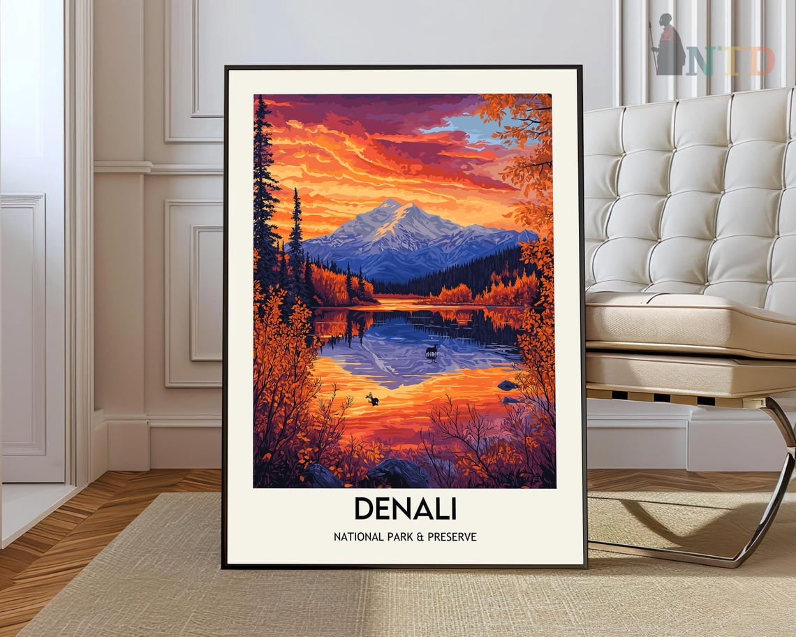 Denali National Park, Denali Print, Denali Art Print, Denalidenali Poster, Denali Photo, Denali ...