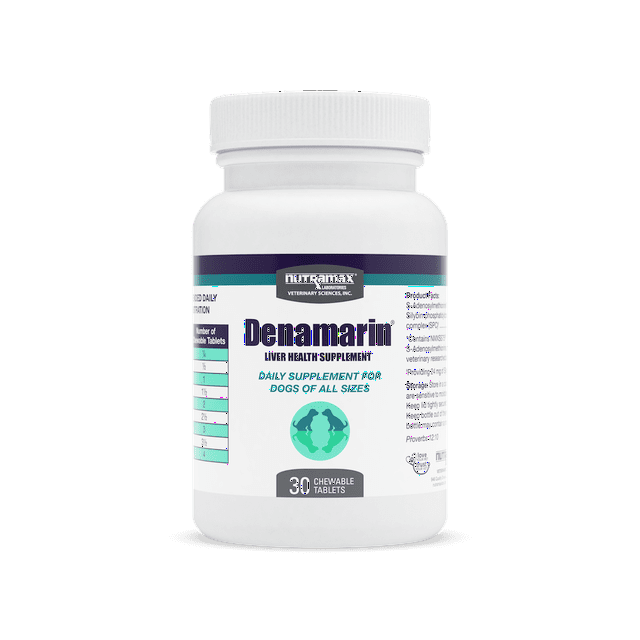 Denamarin Liver Health Supplement Chewable Tablets with SAMe & Silybin ...