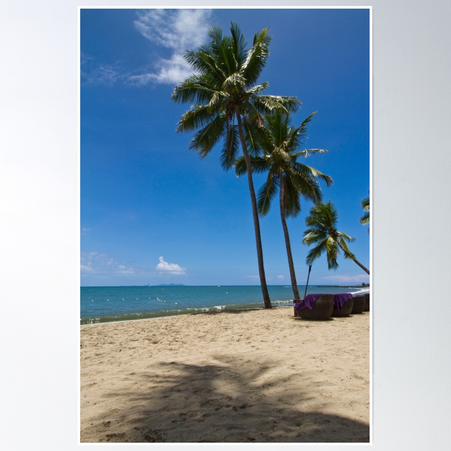 Denarau Island, Fiji Poster Wall Art, Modern Wall Decor, 8x12 UNFRAMED ...