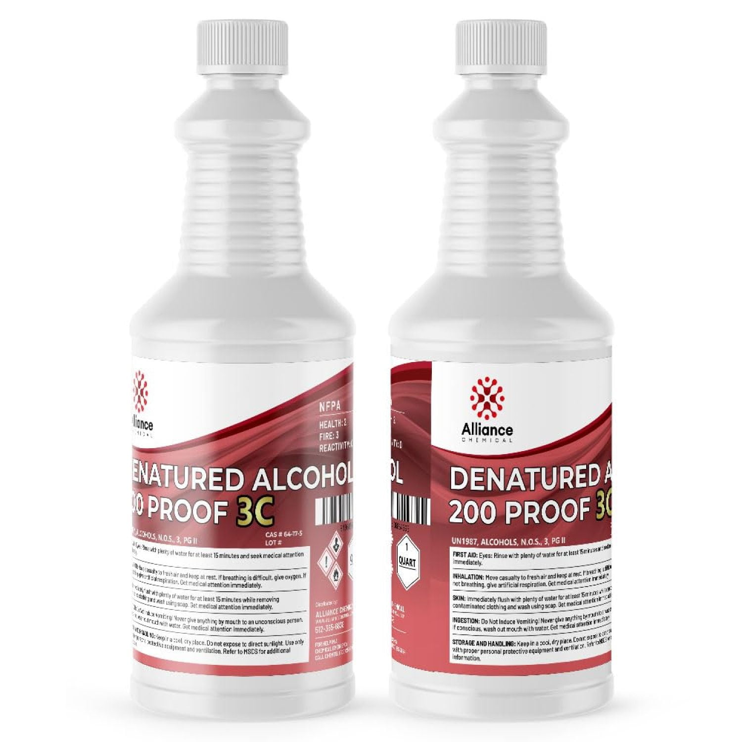 Denatured Alcohol 200 Proof 3C - 2 Quarts - Walmart.com
