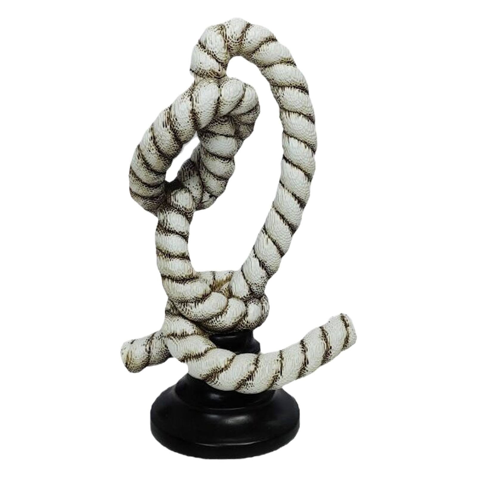 Denbek Desktop Decoration Ornaments, Knot Ornaments White, Knot ...