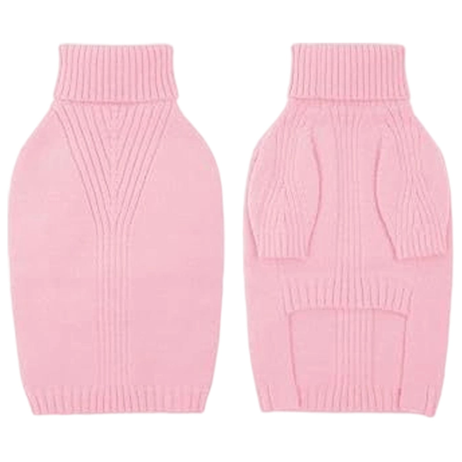 Denbek Dog Clothes, Knit Dog Sweater, Warm Turtleneck Pullover Winter ...