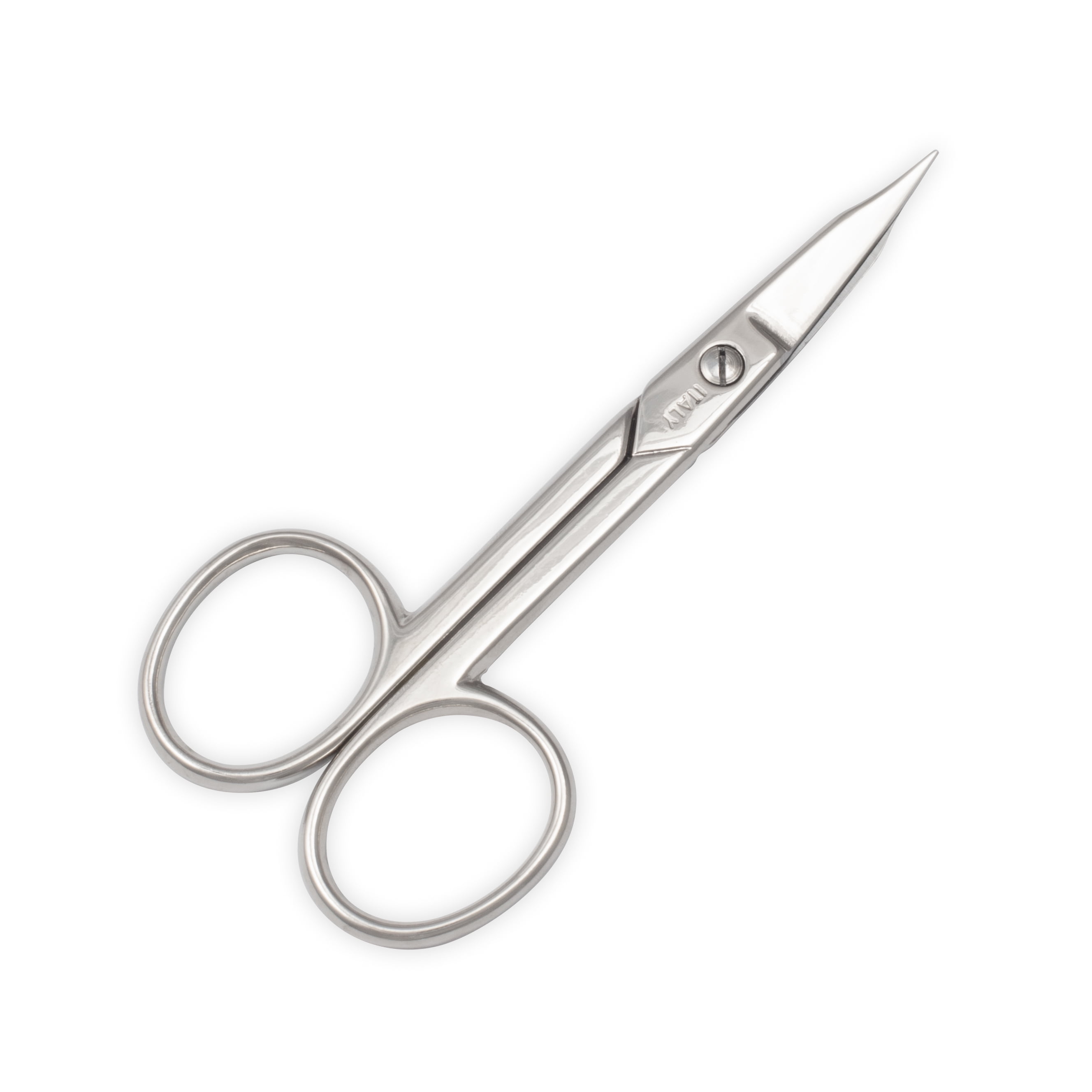 Denco 3.5" Cuticle and Nail Manicure Scissors, Carbon Steel Nickel ...