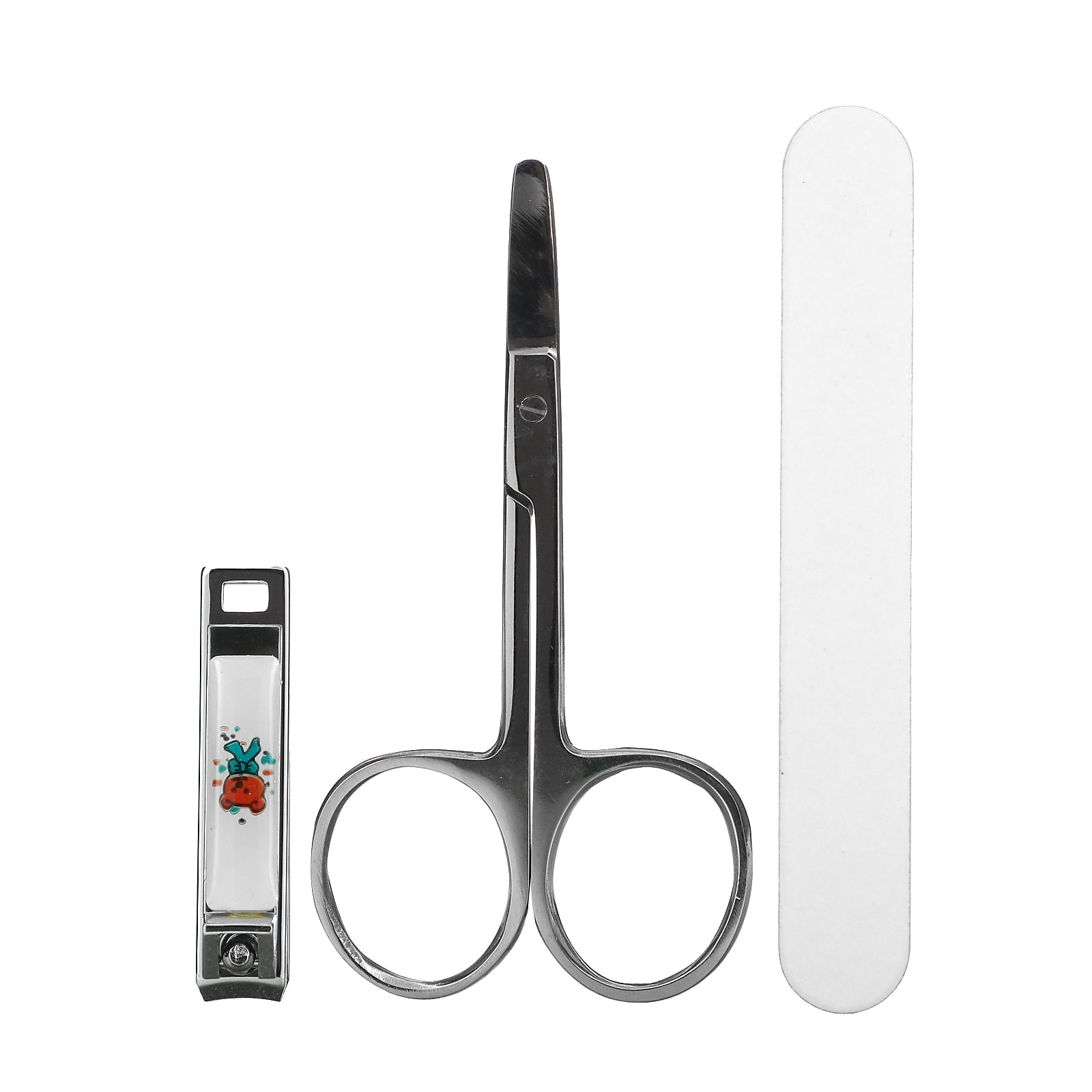 Denco Baby Nail Scissors, Nail Clippers and Gentle Cushioned Nail File ...