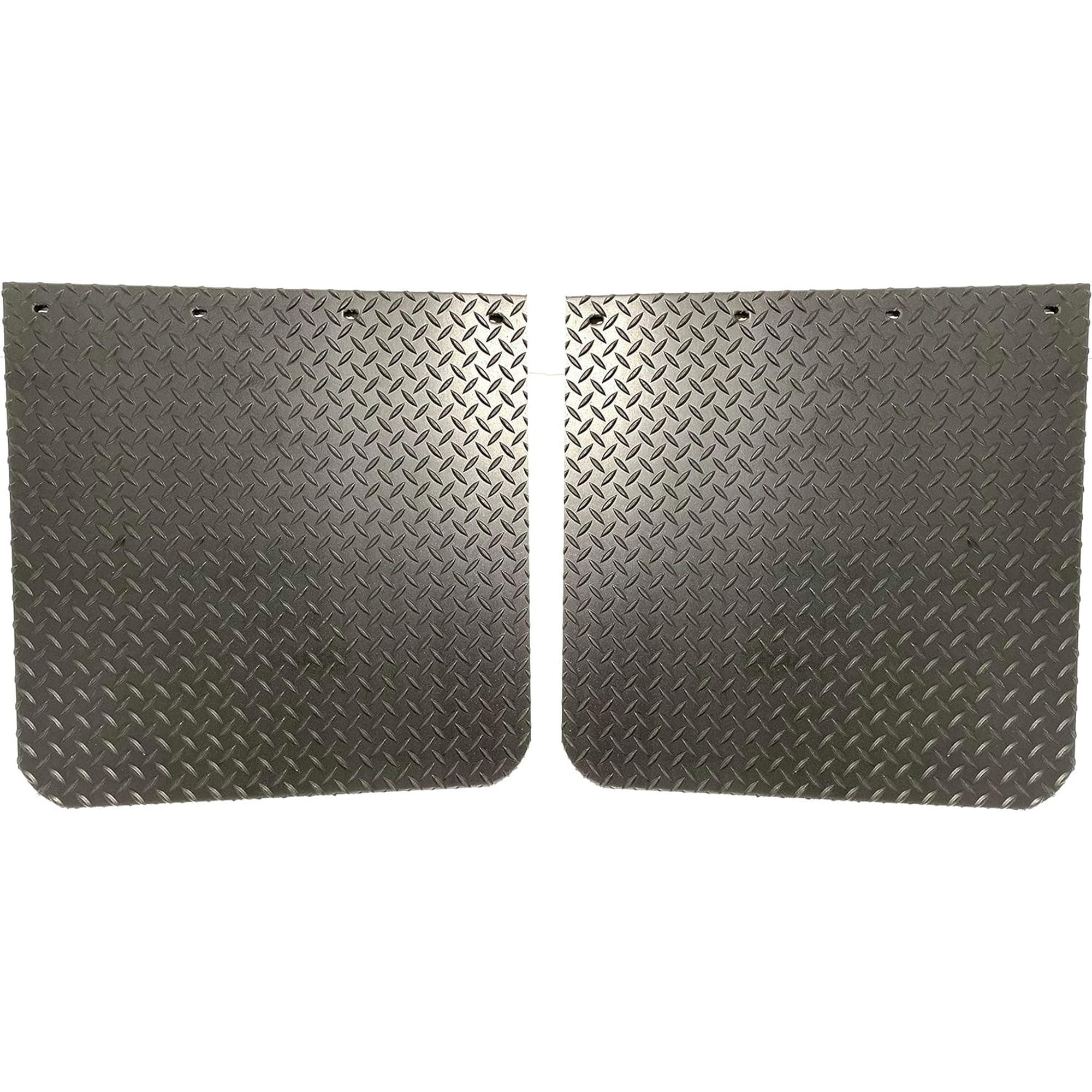Denco Distributing 24" x 24" Diamond Plated Semi Truck Mud Flaps by ...