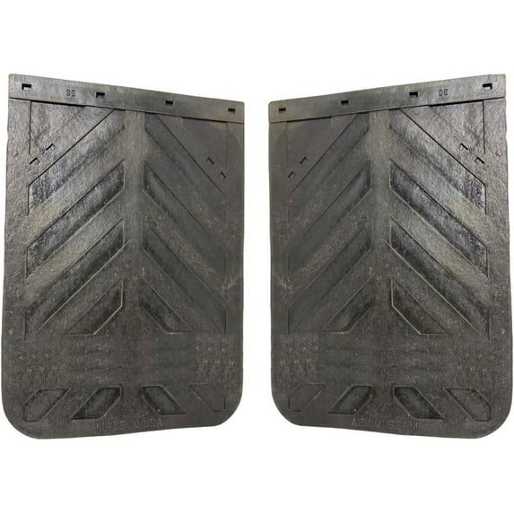 Denco Distributing 24" x 36" Chevron Mud Flaps by Pair - Heavy Duty ...