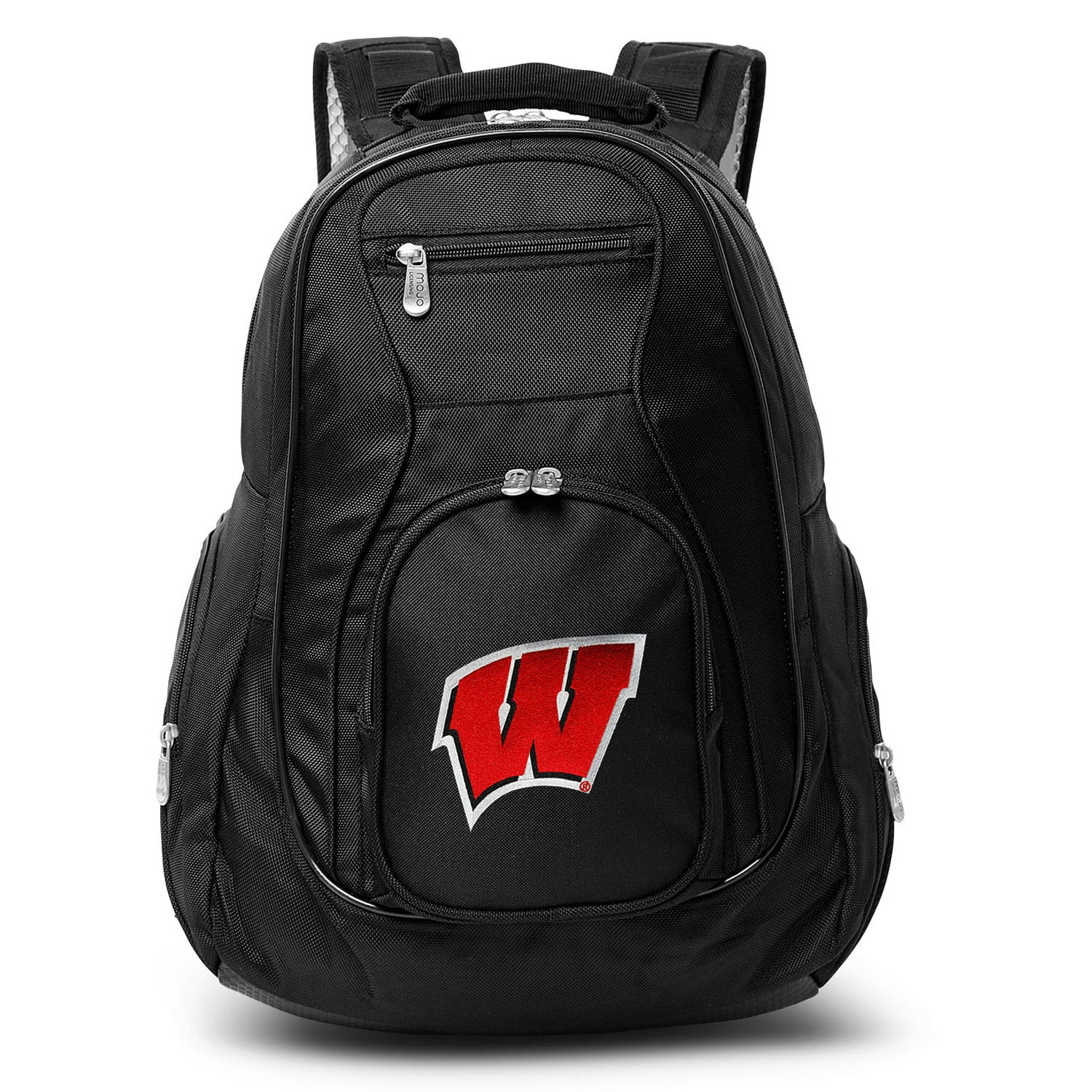 MOJO Black Wisconsin Badgers 19'' Laptop Travel Backpack - Walmart.com