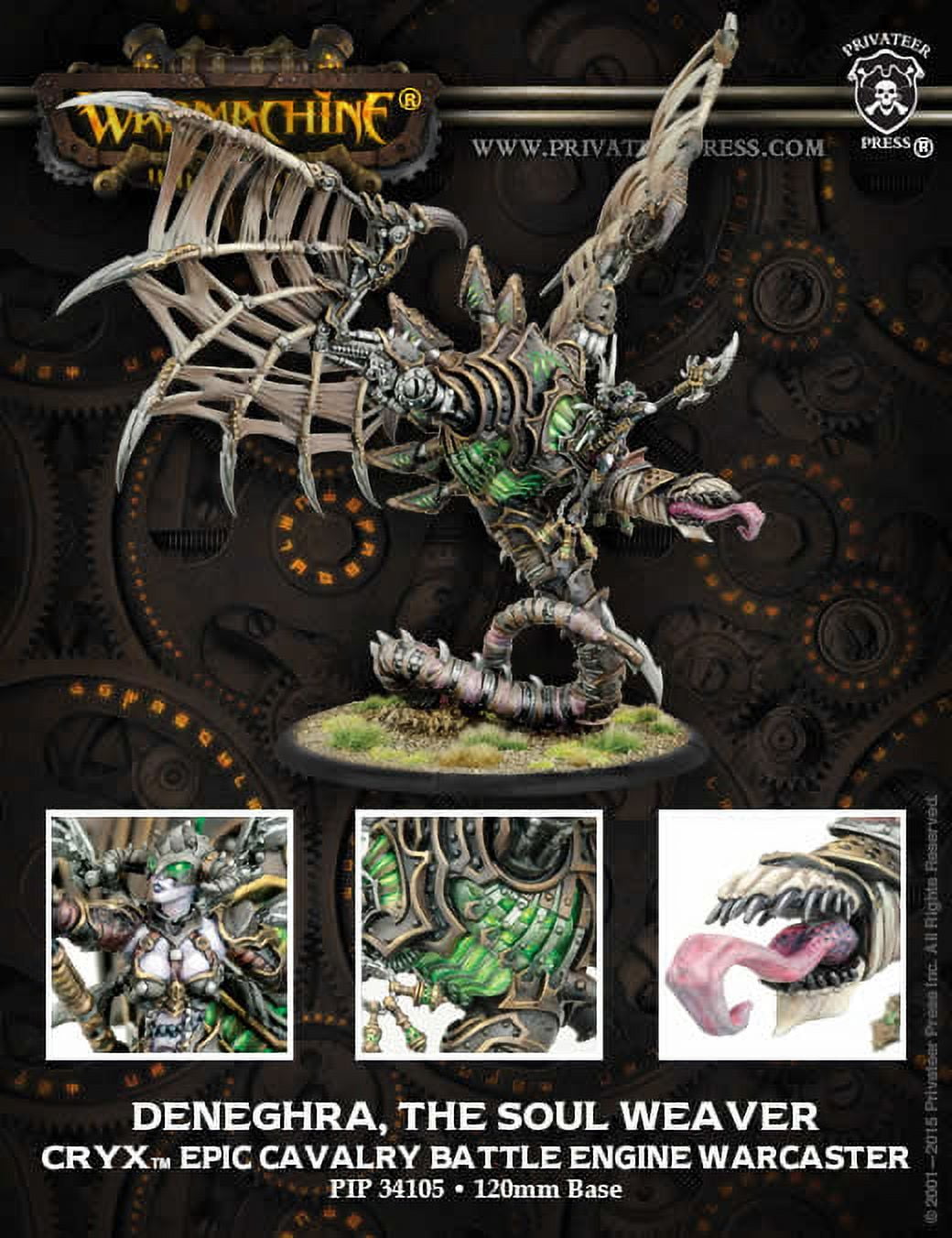 Deneghra The Soul Weaver Cavalry Battle Engine Warcaster Cryx ...