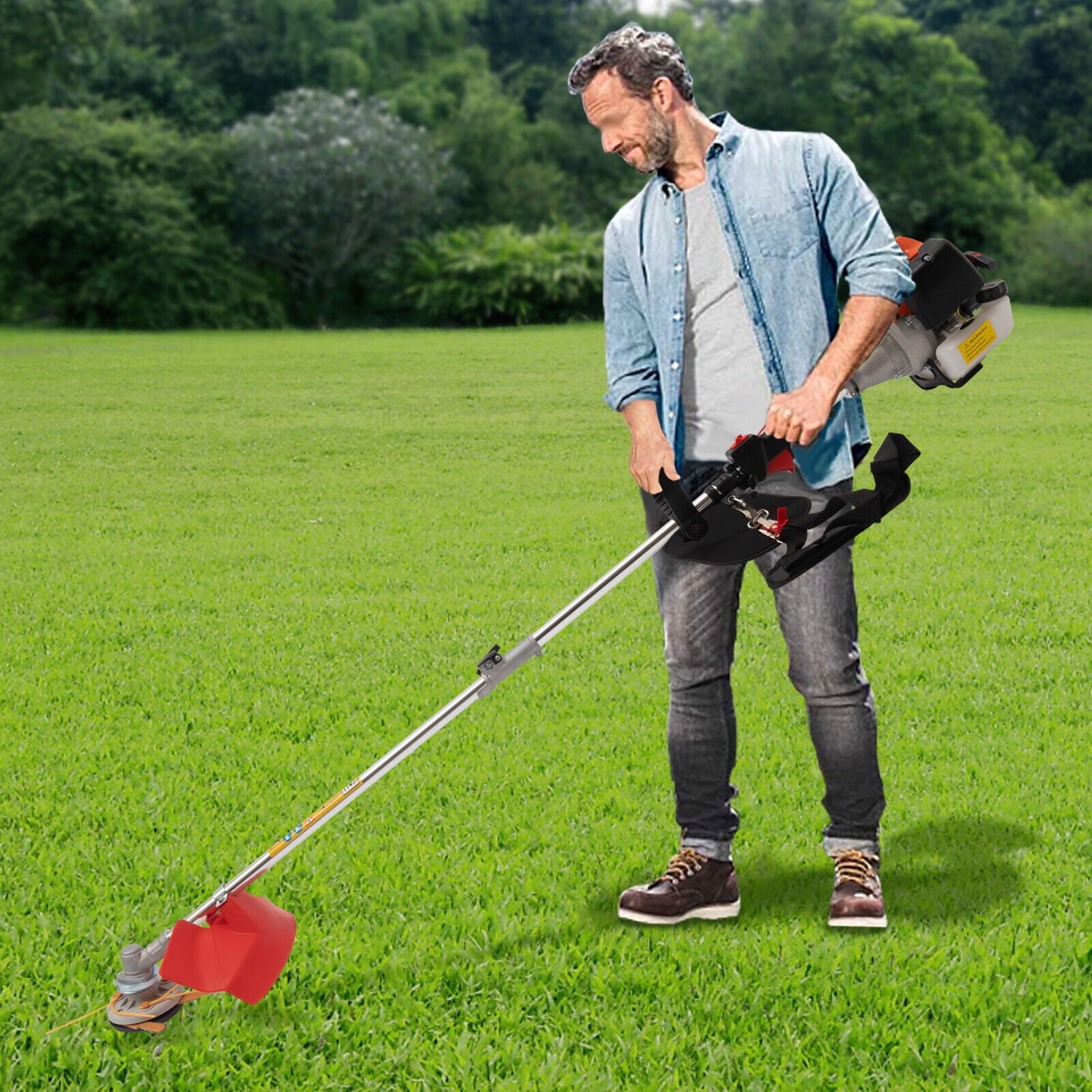 Denest 2-Stroke 33CC Weed Eater Trimmer Garden Lawn Eate Trimming ...