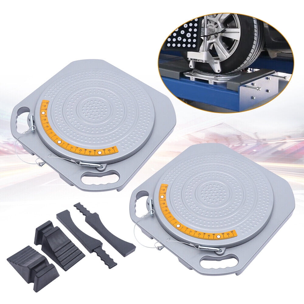 Denest 2 Wheel Turntable Car Front End Wheel Alignment System Turn ...