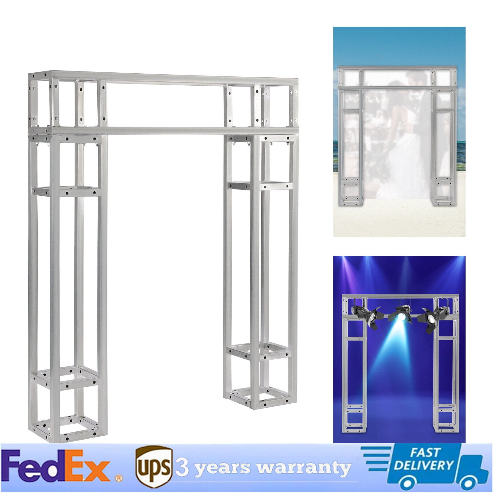 Denest 3-PCS Srong Square DJ Truss Heavy Metal Segments Tent System DJ ...