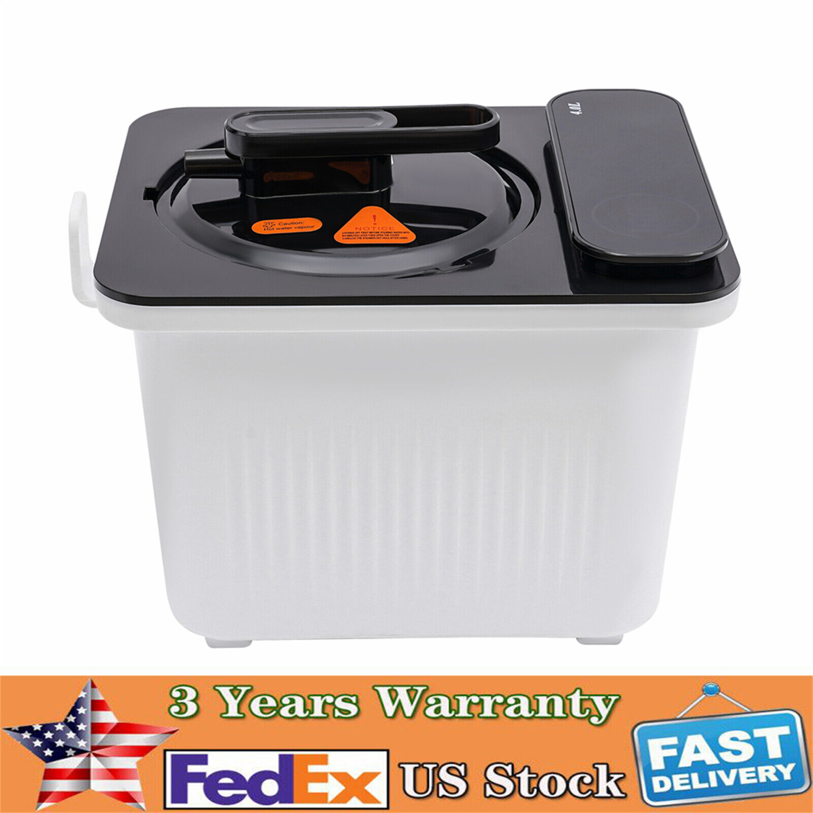 Denest 4L Portable Steamer Pot Machine Home Spa Steam Bath Sauna Body ...