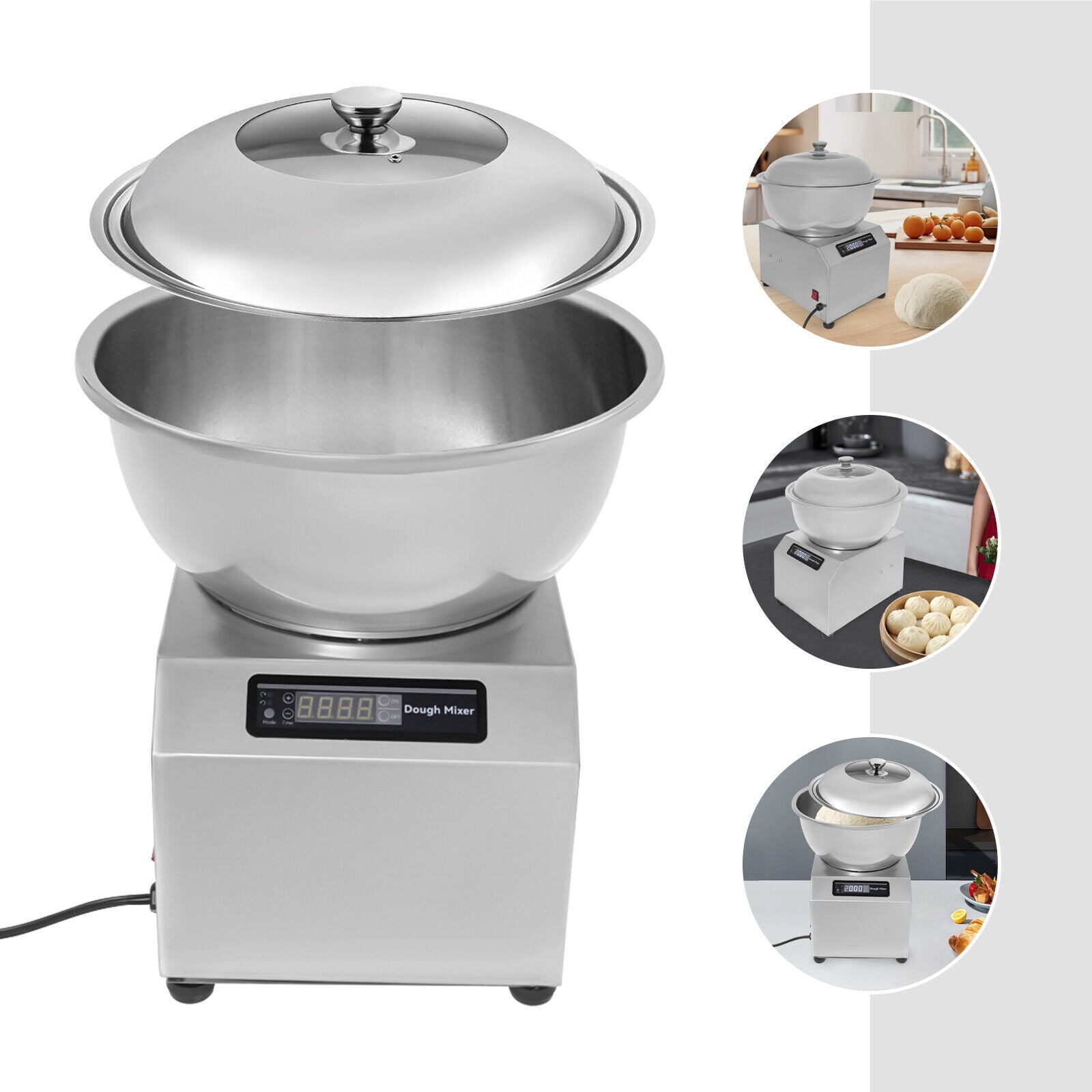 Denest 8kg Commercial Dough Maker Dough Kneading Machine Electric Dough ...
