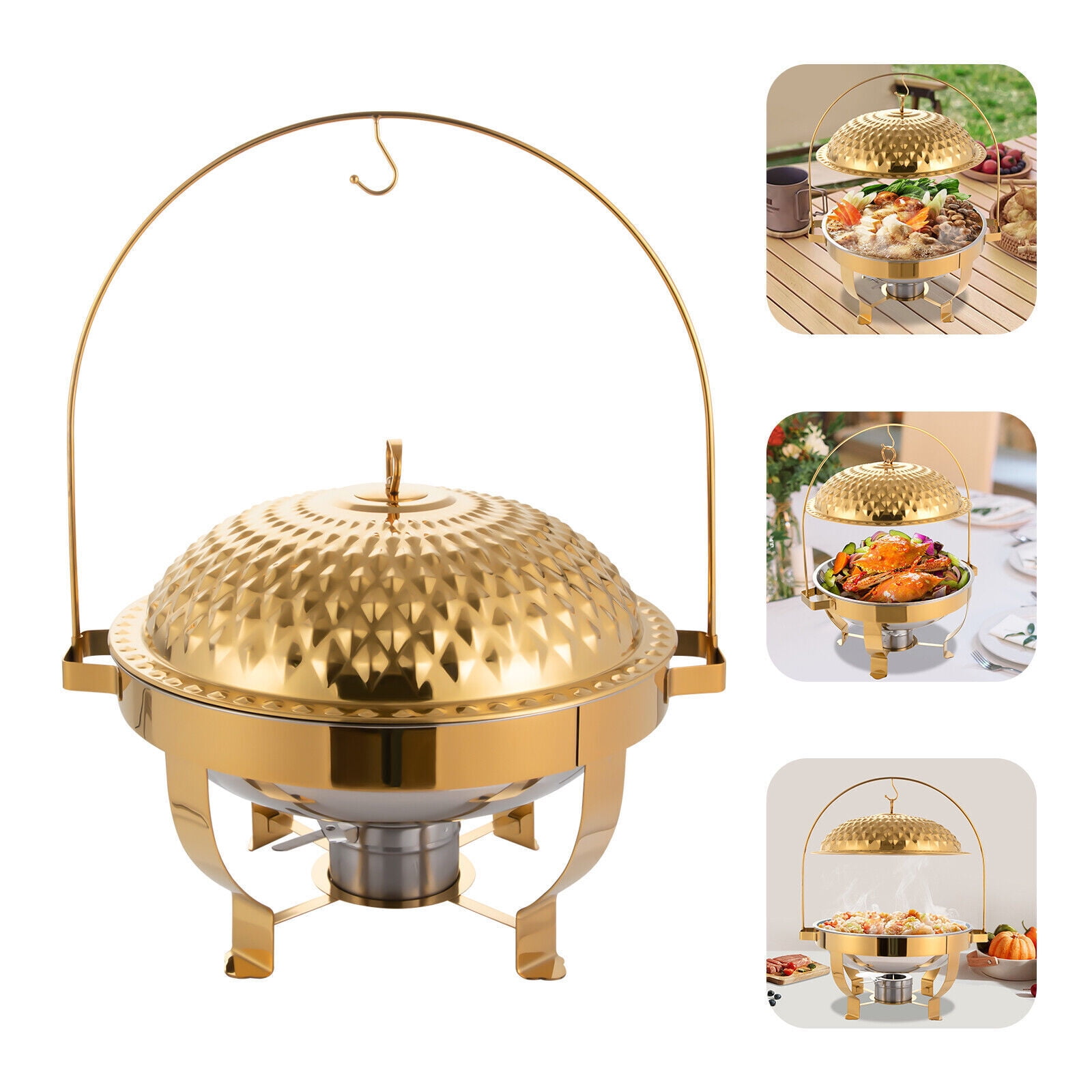 Denest New Stove Hanging Lid Dining Stove Chafing Dish Buffet Set Stove ...