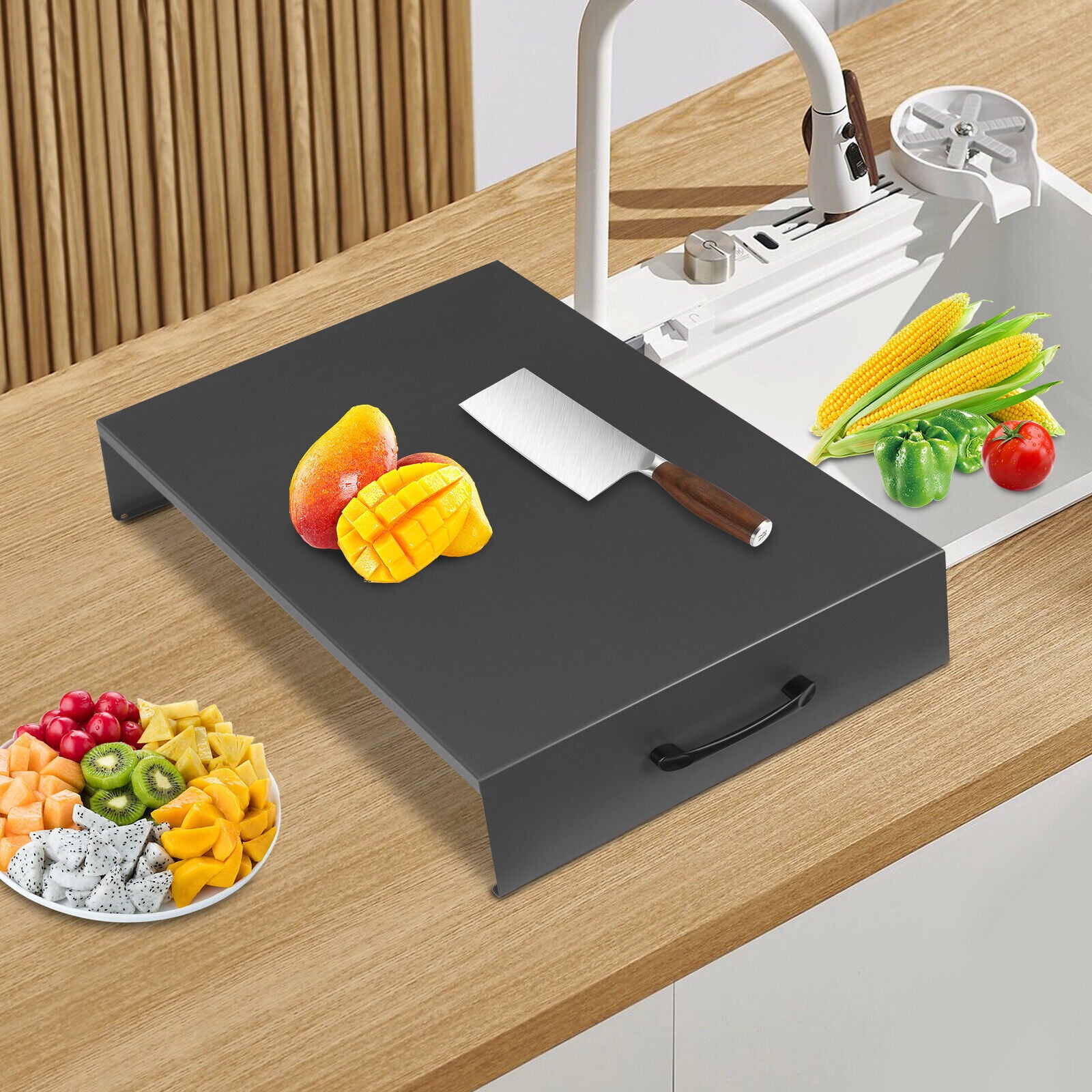 Denest Noodle Board Stove Top Covers with a Handle 21.26*14.57*3.54in ...