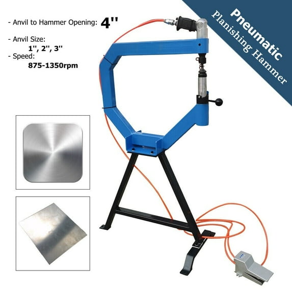 Denest Pneumatic Planishing Hammer Sheet Metal Shaping Machine 1" 2" 3 ...