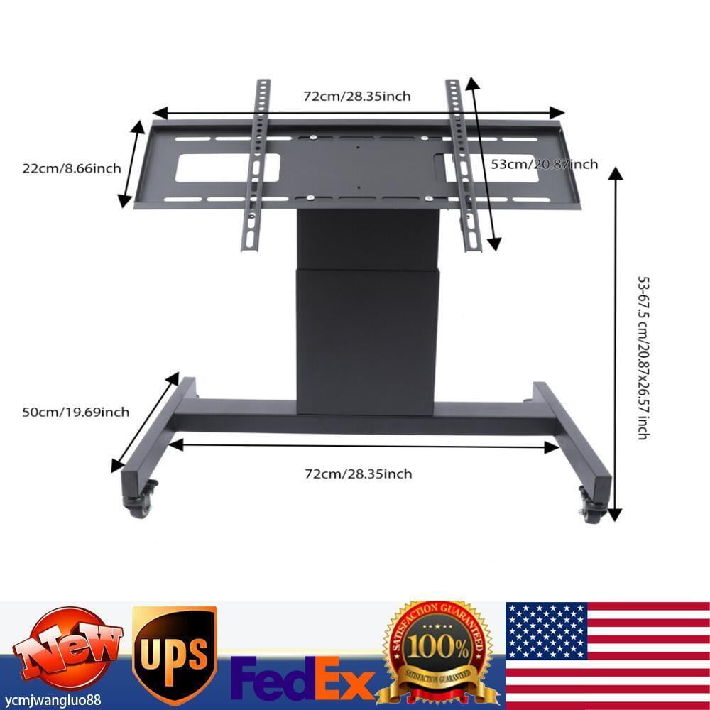 Denest Portable Rolling TV Stand - Rolling TV Cart Monitor TV Stand ...