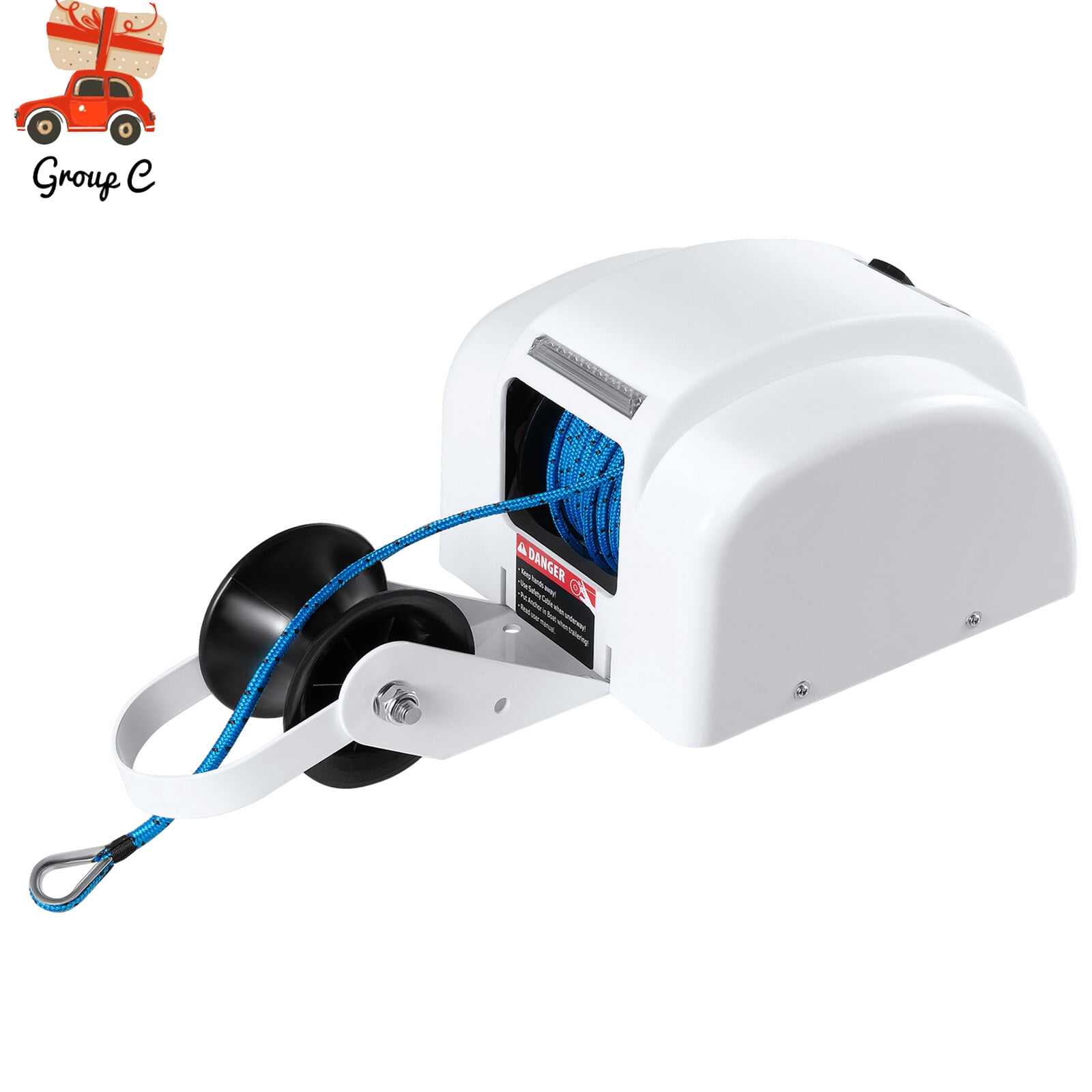 Denest Saltwater Boat Electric Windlass Anchor Winch Marine with ...