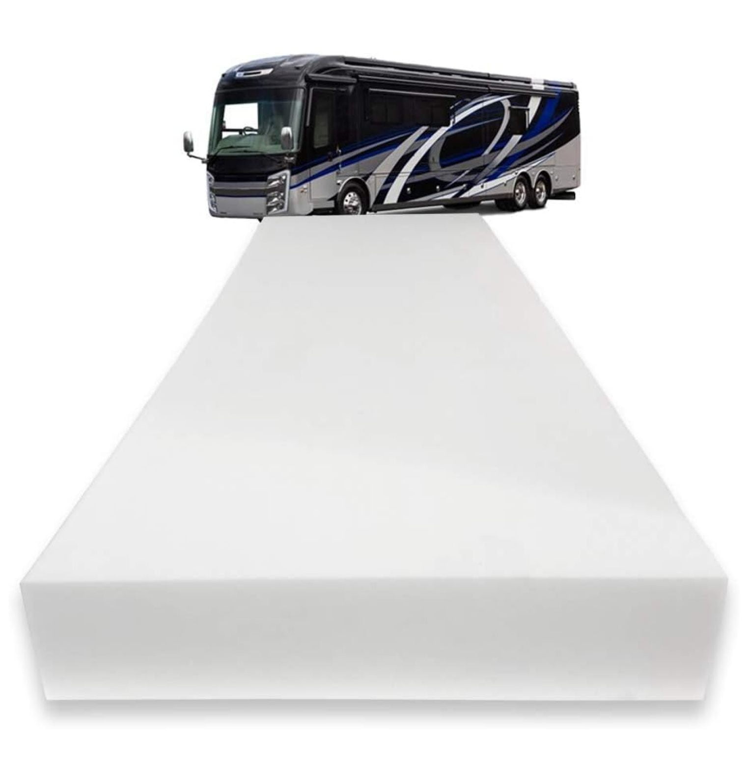 Deng rui 1-8” x 30” x 80” Camper/RV Travel High-Density Bunk Mattress ...