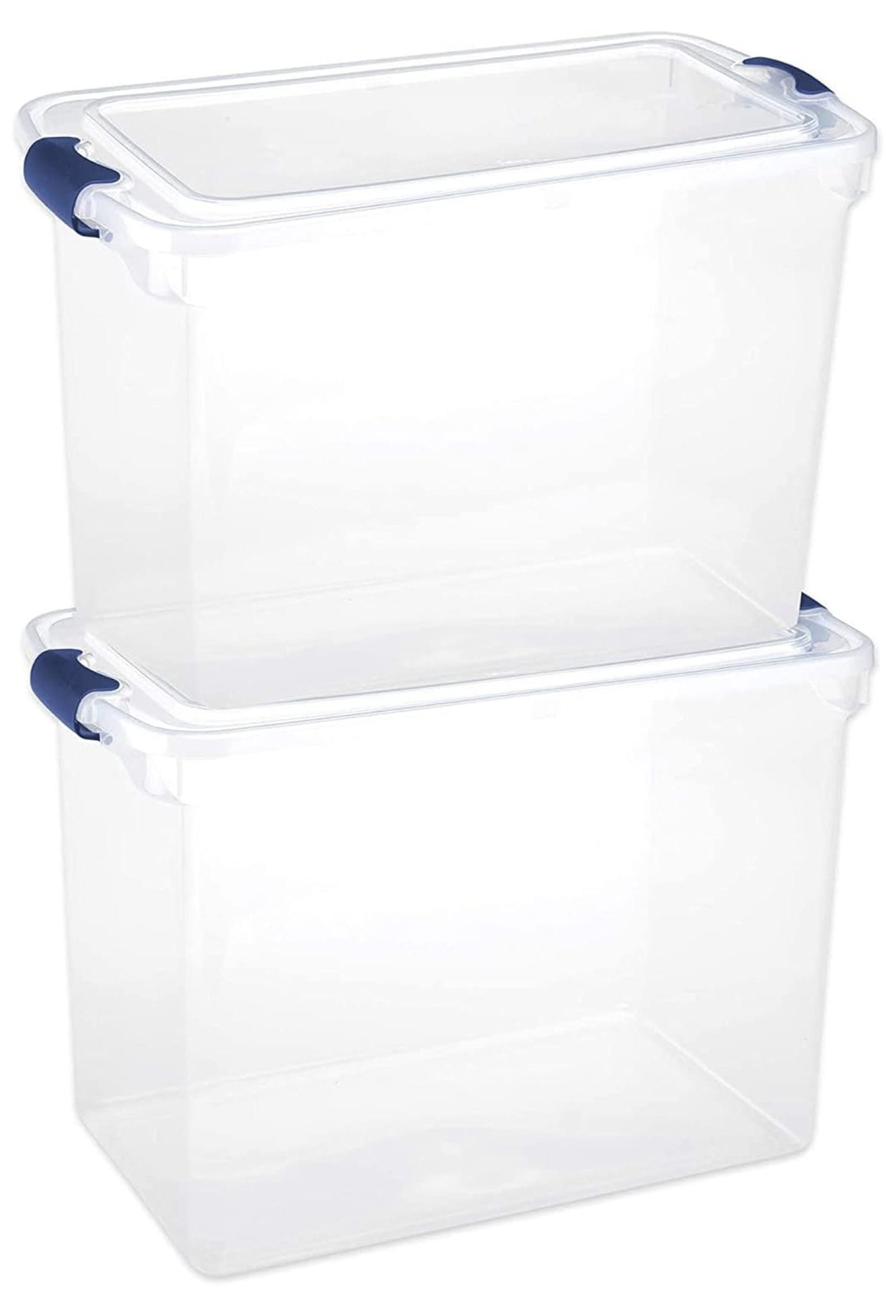 Deng rui 112 Quart Multipurpose Stackable Storage Container Tote Bins ...
