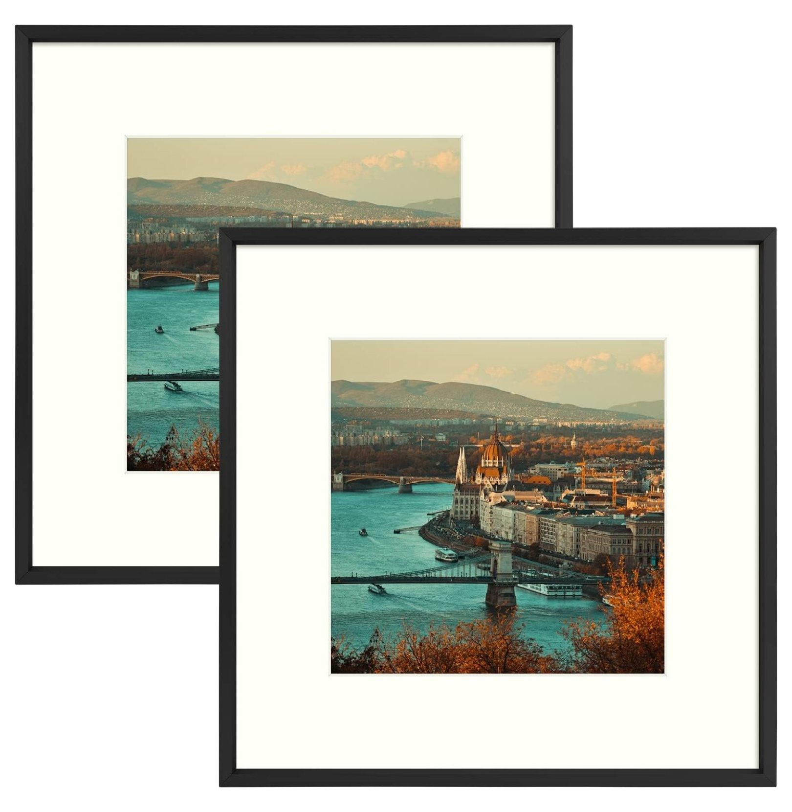 Deng rui, 12x12 Aluminum Frame in Black - Real Glass - Made to Display ...