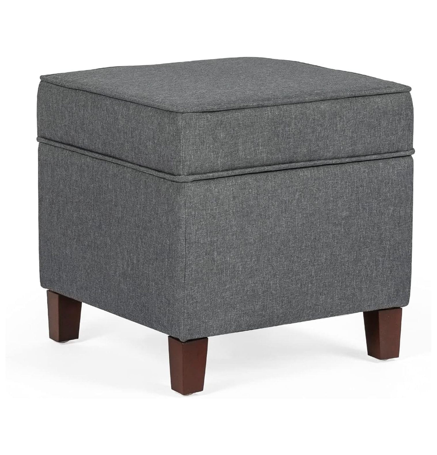 Deng rui 17 Inch Square Storage Ottoman,Small Foot Rest Stool for Couch ...