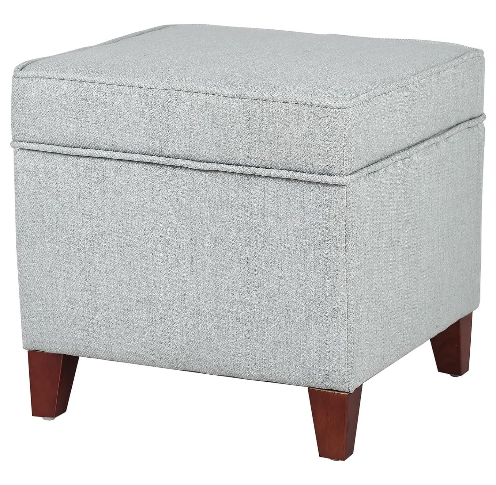 Deng rui 17 Inch Square Storage Ottoman,Small Foot Rest Stool for Couch ...