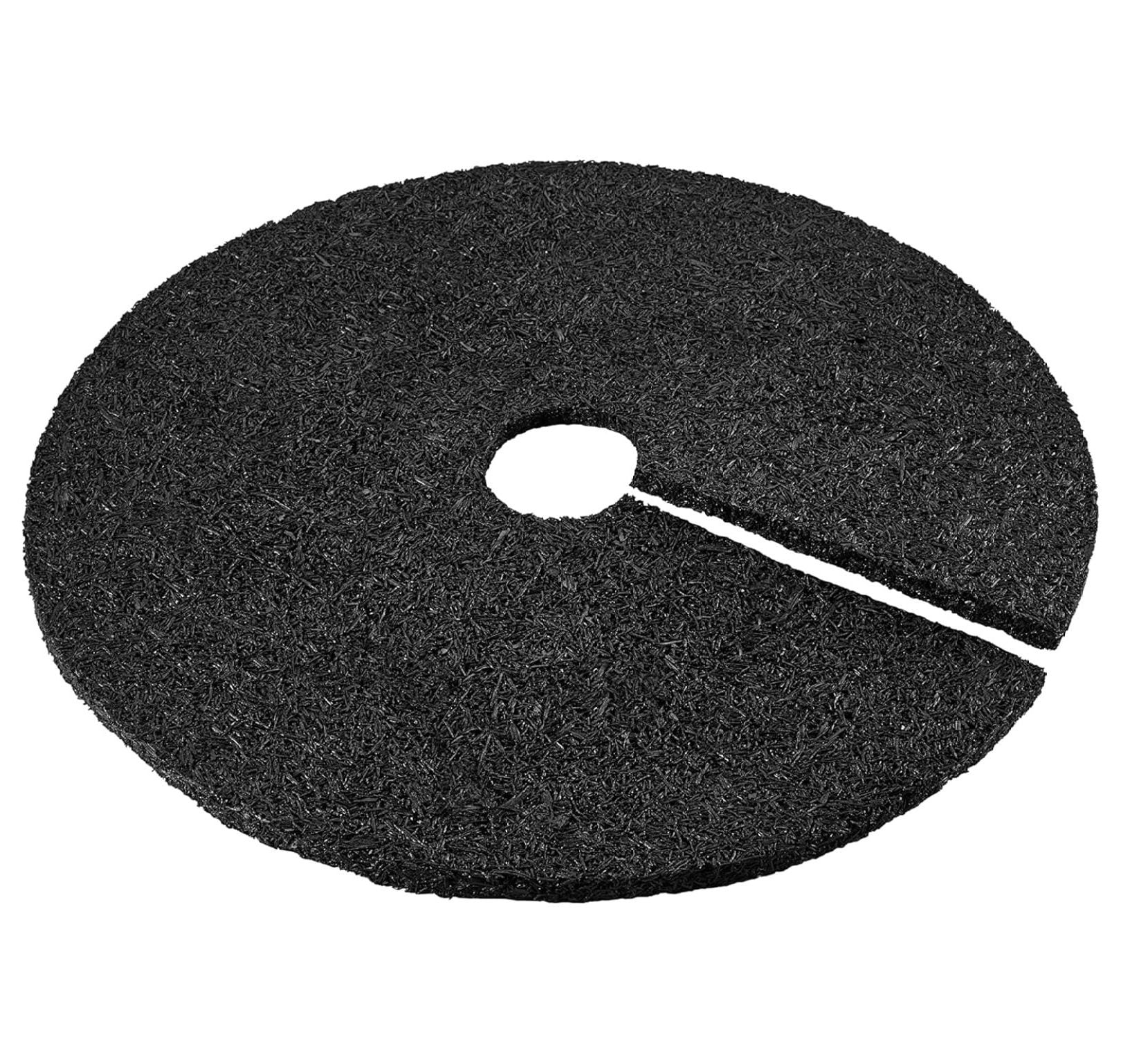 Deng rui 24" Rubber Mulch Tree Ring - 3 Pack (Black) - Walmart.com
