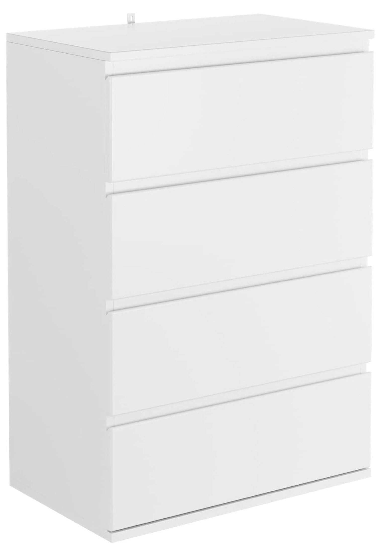 Deng rui 4 Drawer Dresser, White Dresser Modern Storage Chest of ...