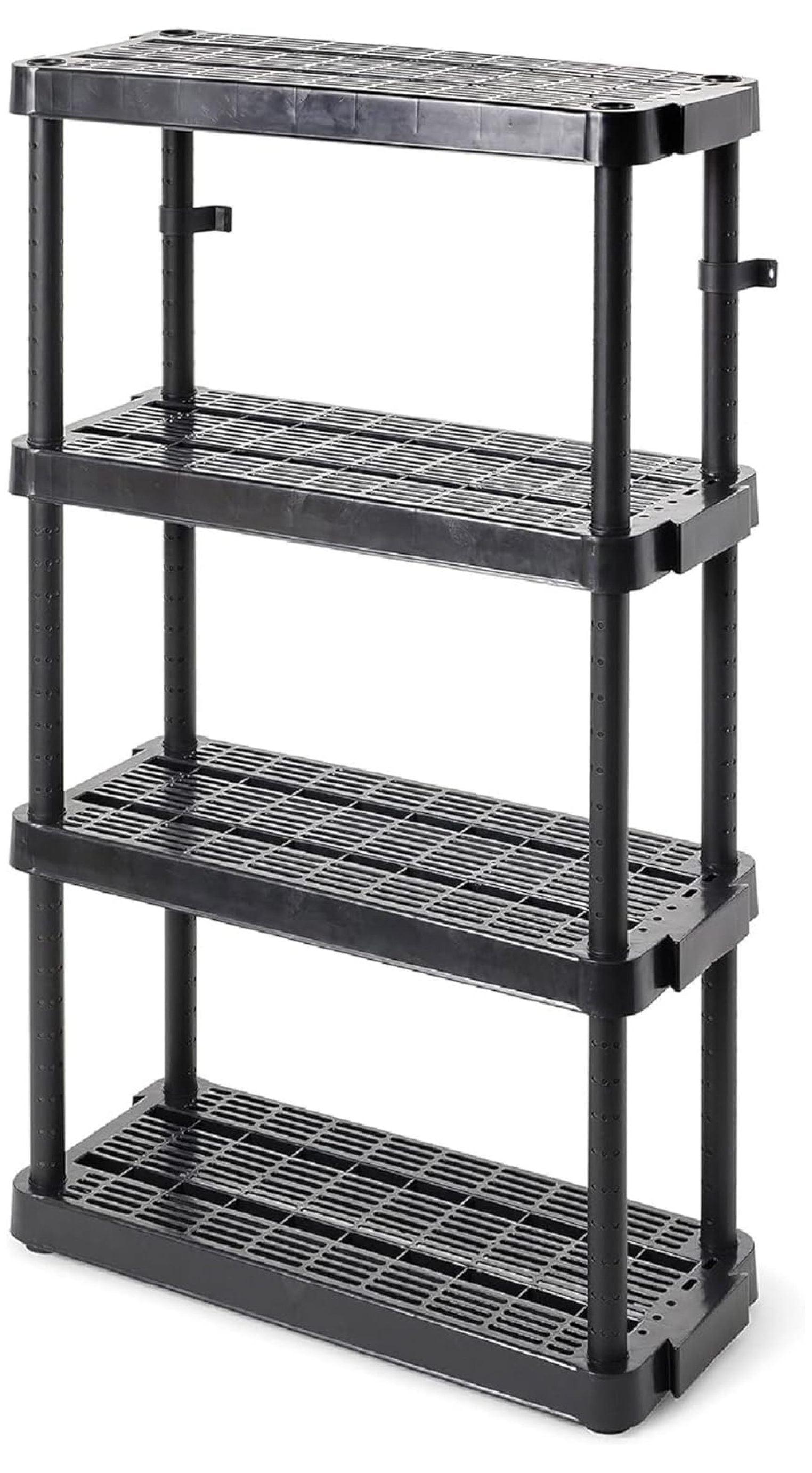 Deng rui 4-Tier Medium-Duty Home and Garage Storage Organizer Shelves ...