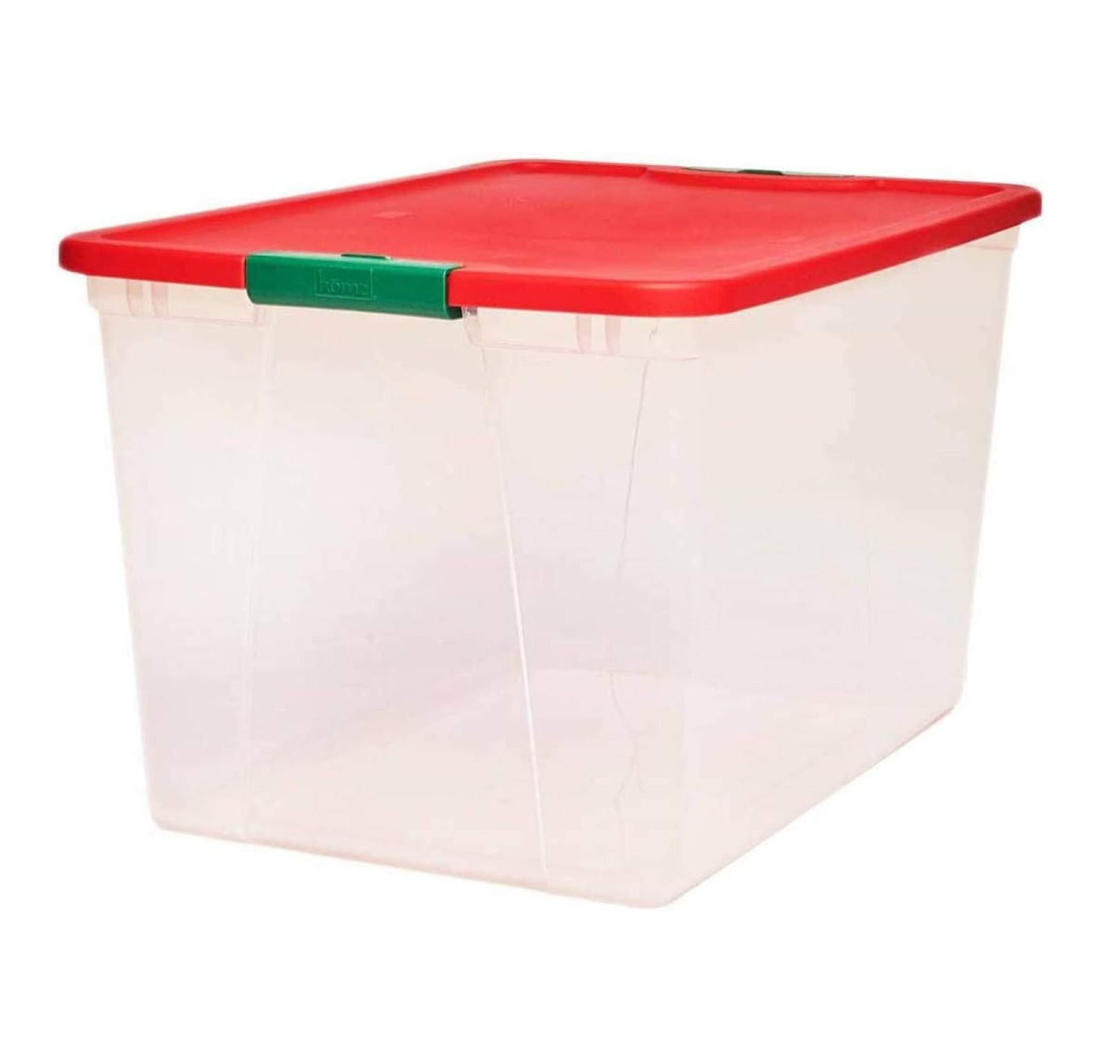 Deng rui 64 Quart Secure Seal Latching Extra Large Clear Plastic ...